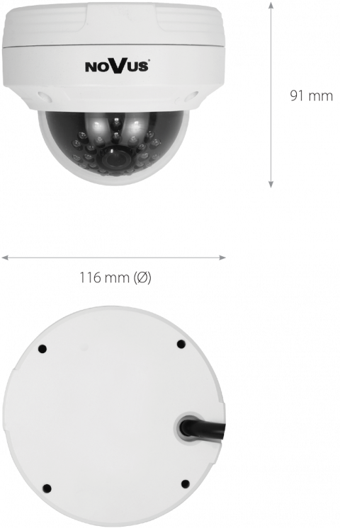 Vandal Proof IP Camera NVIP-2DN3020V/IR-1P | NOVUS Professional ...