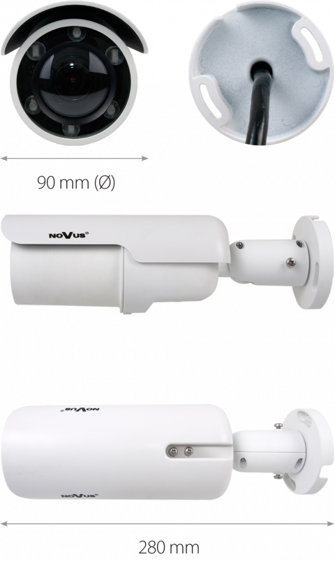 Bullet IP Starlight Camera with Motor-zoom Lens NVIP-2DN7460H/IRH-2P ...