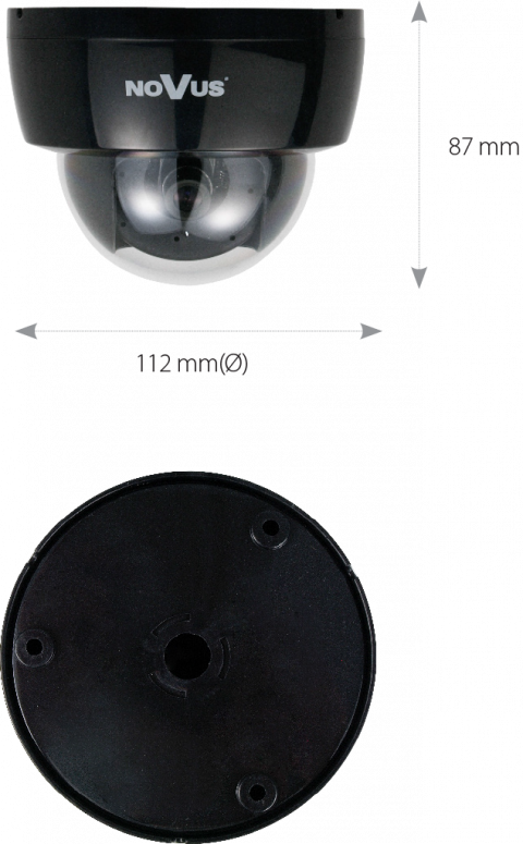 Dome Camera NVC-601D-black | NOVUS Professional solution for your ...